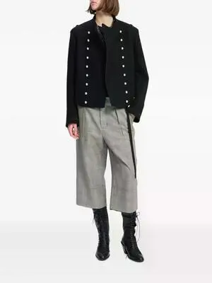 ANN DEMEULEMEESTER Double-breasted Cropped Jacket