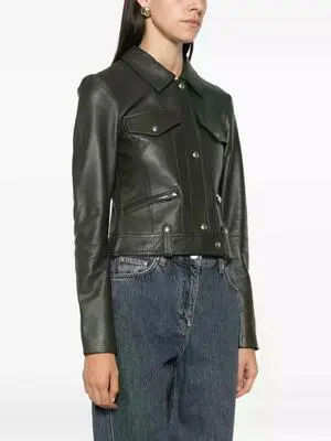IRO PARIS Panelled Leather Jacket
