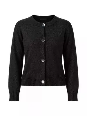 Armani Exchange Knit Button-up Cardigan - Black