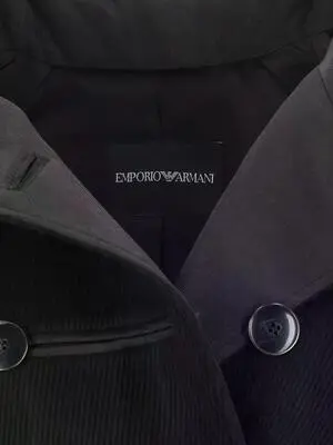 Emporio Armani Double-breasted Belted Coat