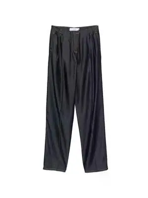 IRO PARIS Pleated Wide-leg Jeans - Blue