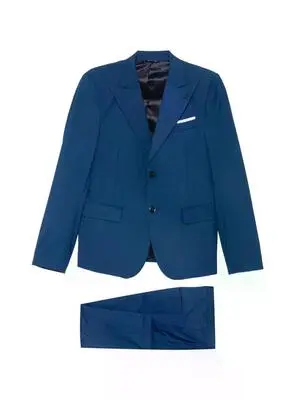 DANIELE ALESSANDRINI Peak-lapels Single-breasted Suit - Blue