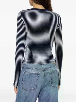 Rag & Bone The Essential Striped Long-sleeve Top