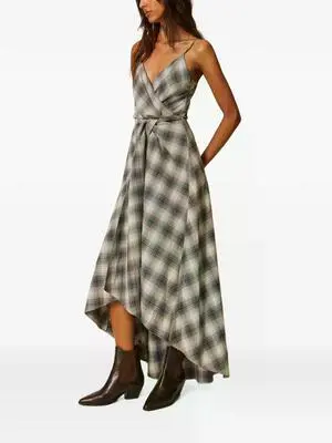 TWINSET Myfo Midi Dress In Check Flannel