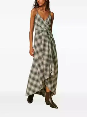 TWINSET Myfo Midi Dress In Check Flannel
