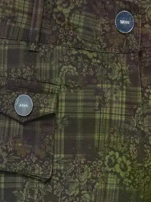 GANNI Floral-print Cargo Trousers