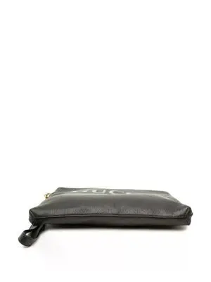 Gucci 2000-2015 Calfskin Logo Clutch Bag