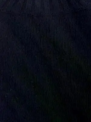 Soft Goat Cashmere Crew-neck Sweater - Blue