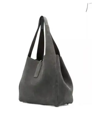 Hogan Logo-plaque Suede Tote Bag