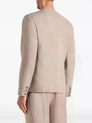 Manière De Voir Timeo In Taupe Tailored Kimono Blazer