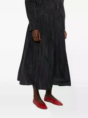 SUSANNE BOMMER Pleated Taffeta Skirts