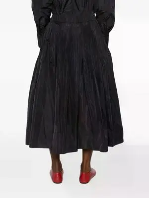 SUSANNE BOMMER Pleated Taffeta Skirts