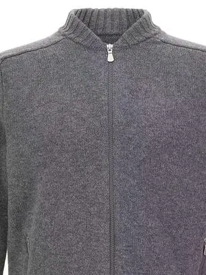 GRAN SASSO Zip-up Wool Cardigan