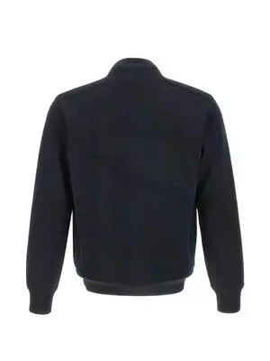 KANGRA High-neck Buttoned Cardigan