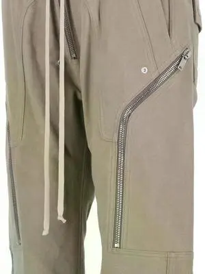 Rick Owens Heizer Zip-detail Track Pants - Neutrals