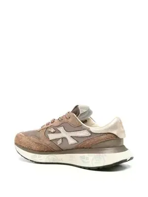 Premiata Lauryn Logo-patch Sneakers - Brown