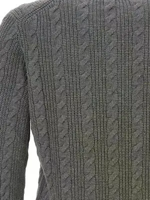 KANGRA Cable-knit Sweater - Grey