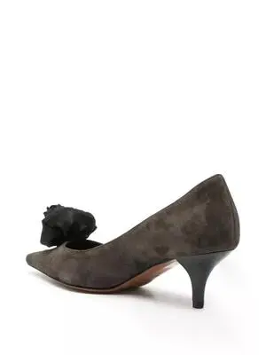 Roberto Festa Rosette-detail Suede Pumps