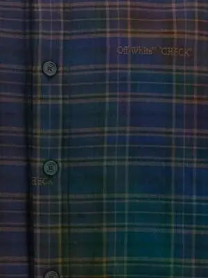 Off-White Check-pattern Padded Overshirt