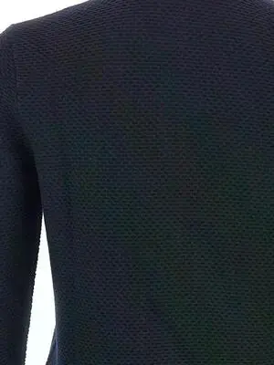 GRAN SASSO Honeycomb-knit Virgin Wool Cardigan