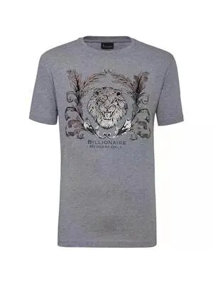 BILLIONAIRE Lion-print Crew-neck T-shirt