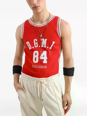 Dolce & Gabbana Tank Top With Patch