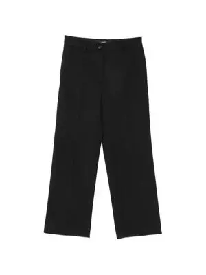 Seventy Pressed-crease Tailored Trousers - Black