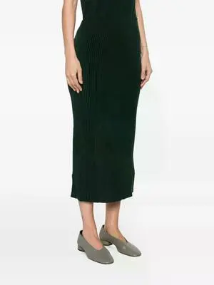 AROVESCIO Ribbed-knit Skirt