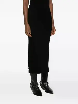 AROVESCIO Ribbed-knit Skirt