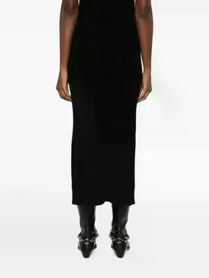AROVESCIO Ribbed-knit Skirt
