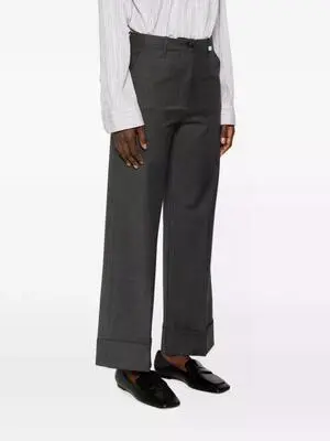 MY MYTHS Turn-up Cuff Trousers - Grey