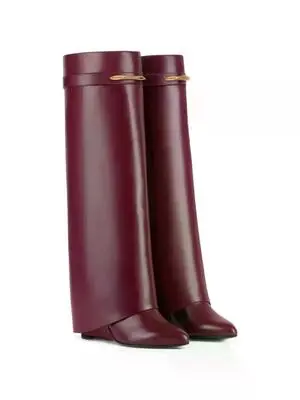 Givenchy Shark Pinch Boots In Leather