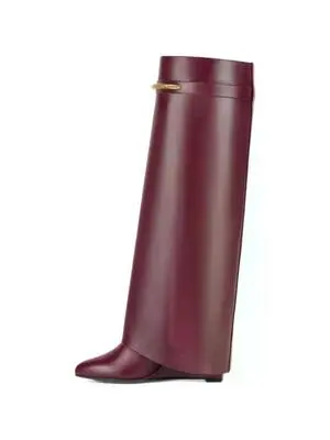 Givenchy Shark Pinch Boots In Leather