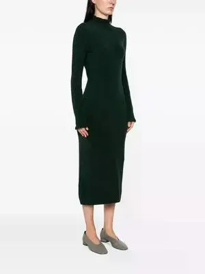 AROVESCIO High-neck Long-sleeve Dress