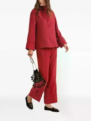 Malìparmi Elasticated-waistband Trousers - Red