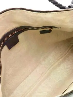 Gucci 2010s Woven Tassel Tote Bag