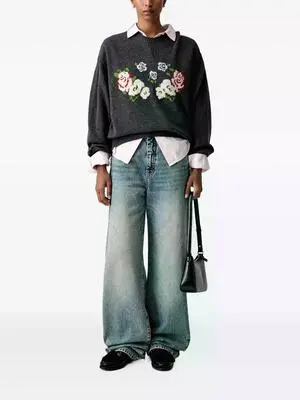 Stine Goya Floral-intarsia Sweater