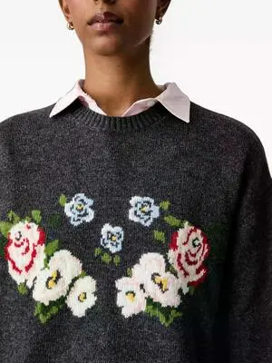 Stine Goya Floral-intarsia Sweater
