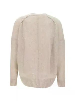 Hemisphere V-neck Oversized Cardigan