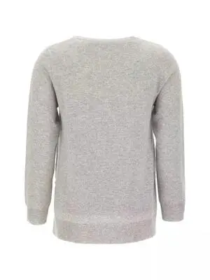 KANGRA Side-slit Sweater - Grey