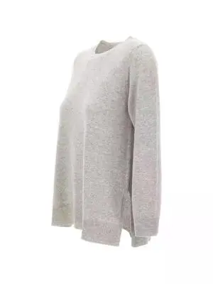 KANGRA Side-slit Sweater - Grey
