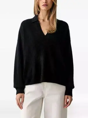 VICOLO V-neck Sweater - Black