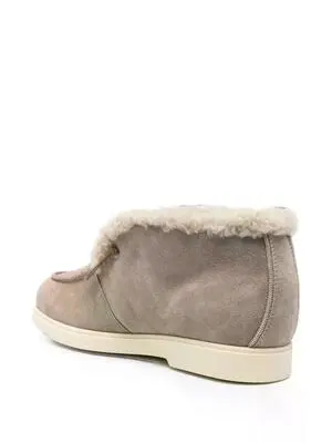 Fabiana Filippi Shearling-trim Suede Boots