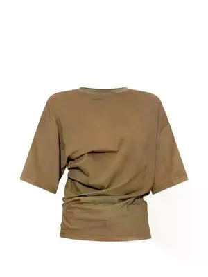 Christopher Esber Draped Cotton Top - Brown