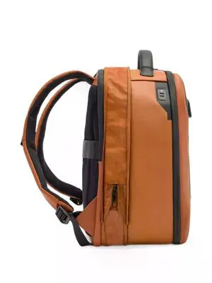 PIQUADRO Logo-plaque Panelled Backpack