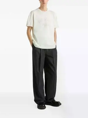Givenchy T-shirt In Knit With Paris Pearl Embroidery