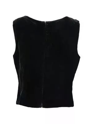 Valentino Garavani Velvet Sleeveless Top