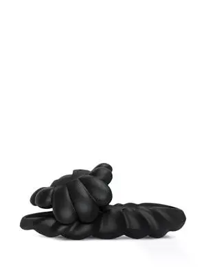 TAKASHI MURAKAMI Ohana Full-bloom Meteorite Slides - Black