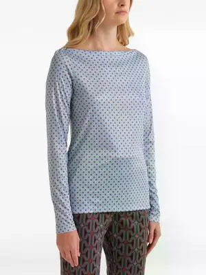 Malìparmi Micro-print Jersey T-shirt