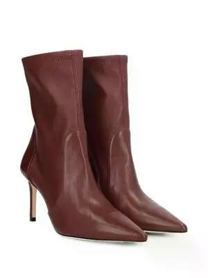 STUART WEITZMAN Power Leather Ankle Boots